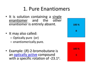 Enantiomeric excess (ee).pptx | Chemistry | Science