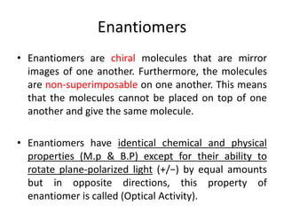 Enantiomeric excess (ee).pptx | Chemistry | Science