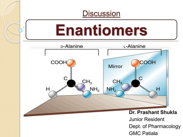 Role of Enantiomers in Pharmacology