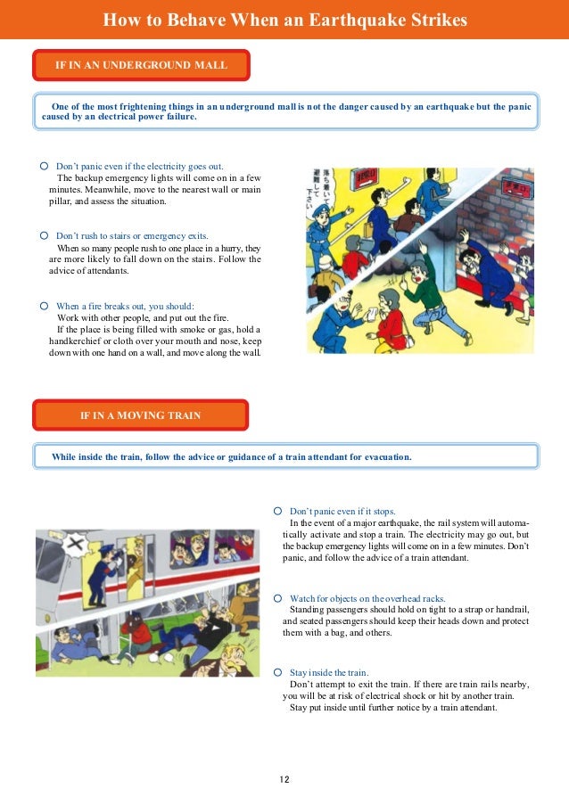 Precaution For Earthquake