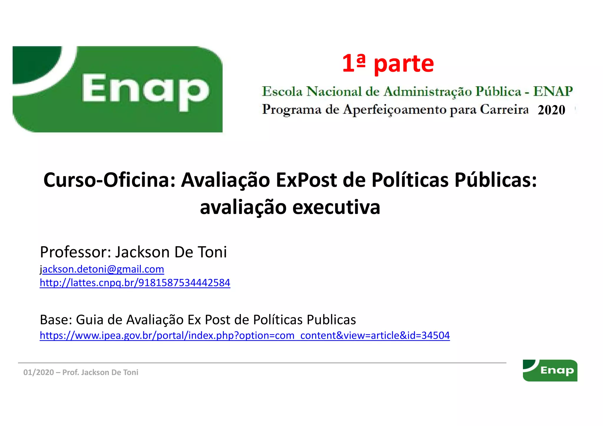 Enap aval ex post_jacksondetoni_2020-1a parte | PDF