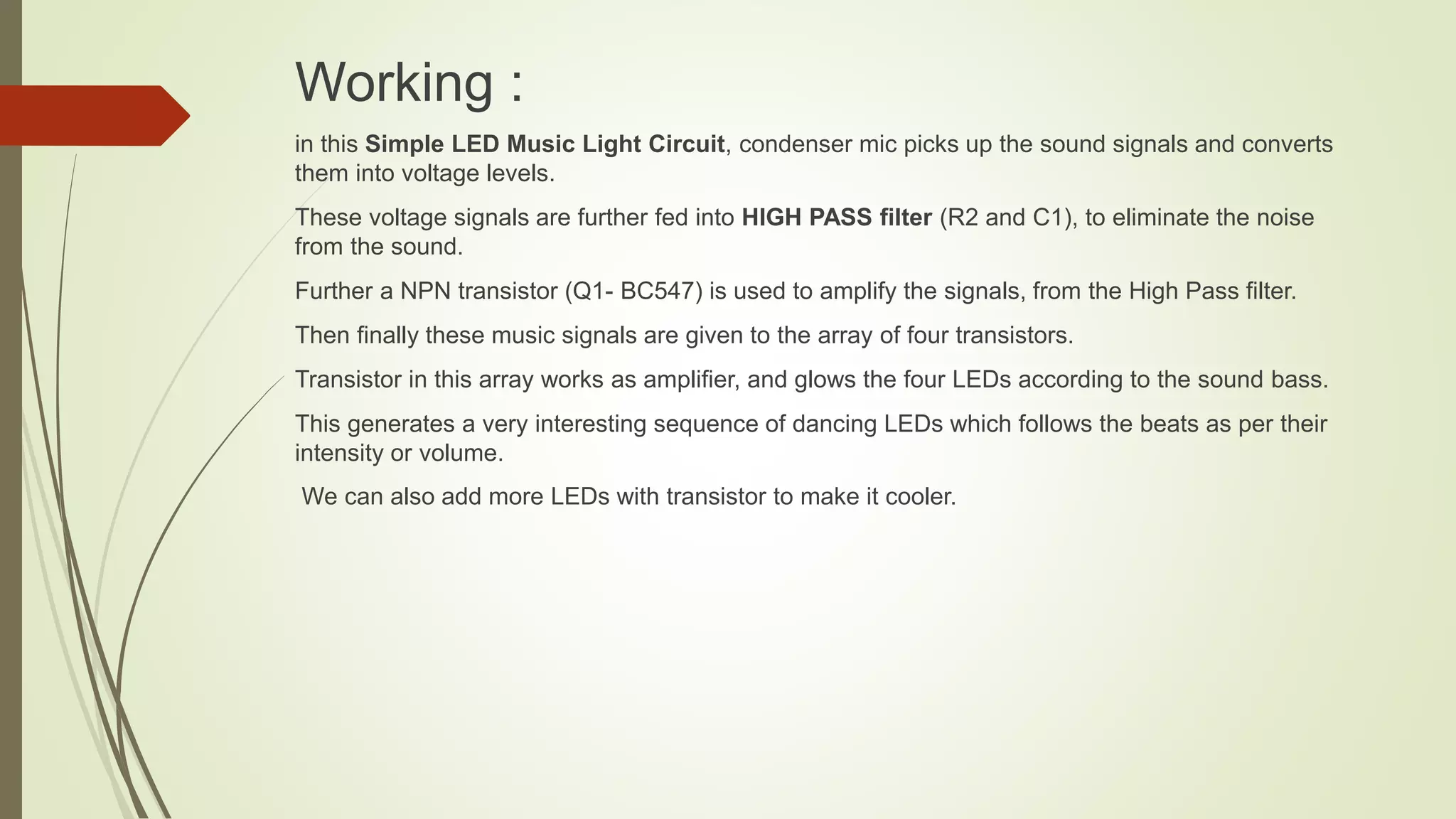 Dancing led's | PPTX