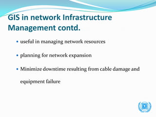 GIS AS TOOL FOR TELECOMMUNICATION NETWORK INFRASTRUCTURE MANAGEMENT | PPTX