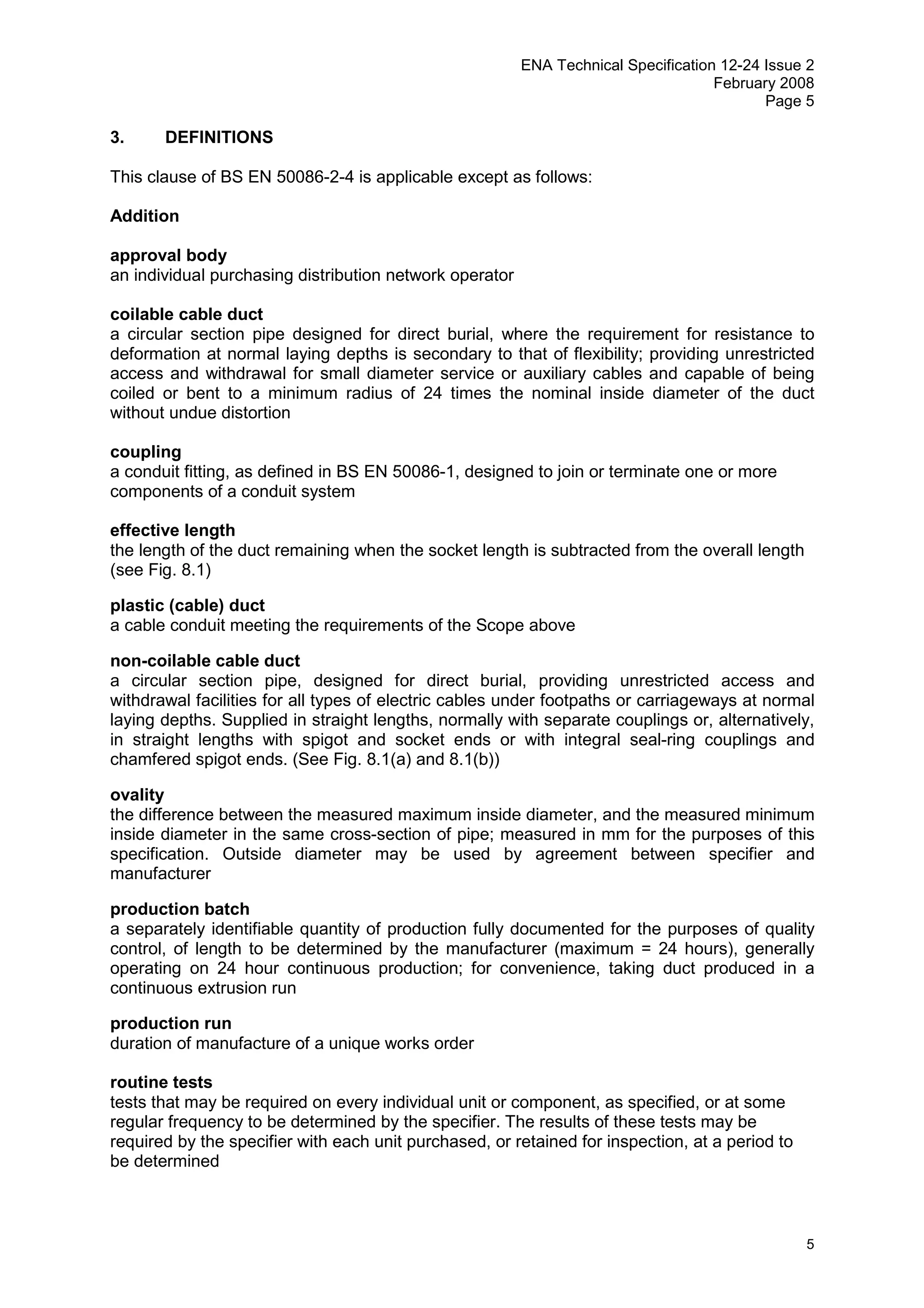 ENATS 12-24 Technical Specification For Plastic Ducts For Buried ...