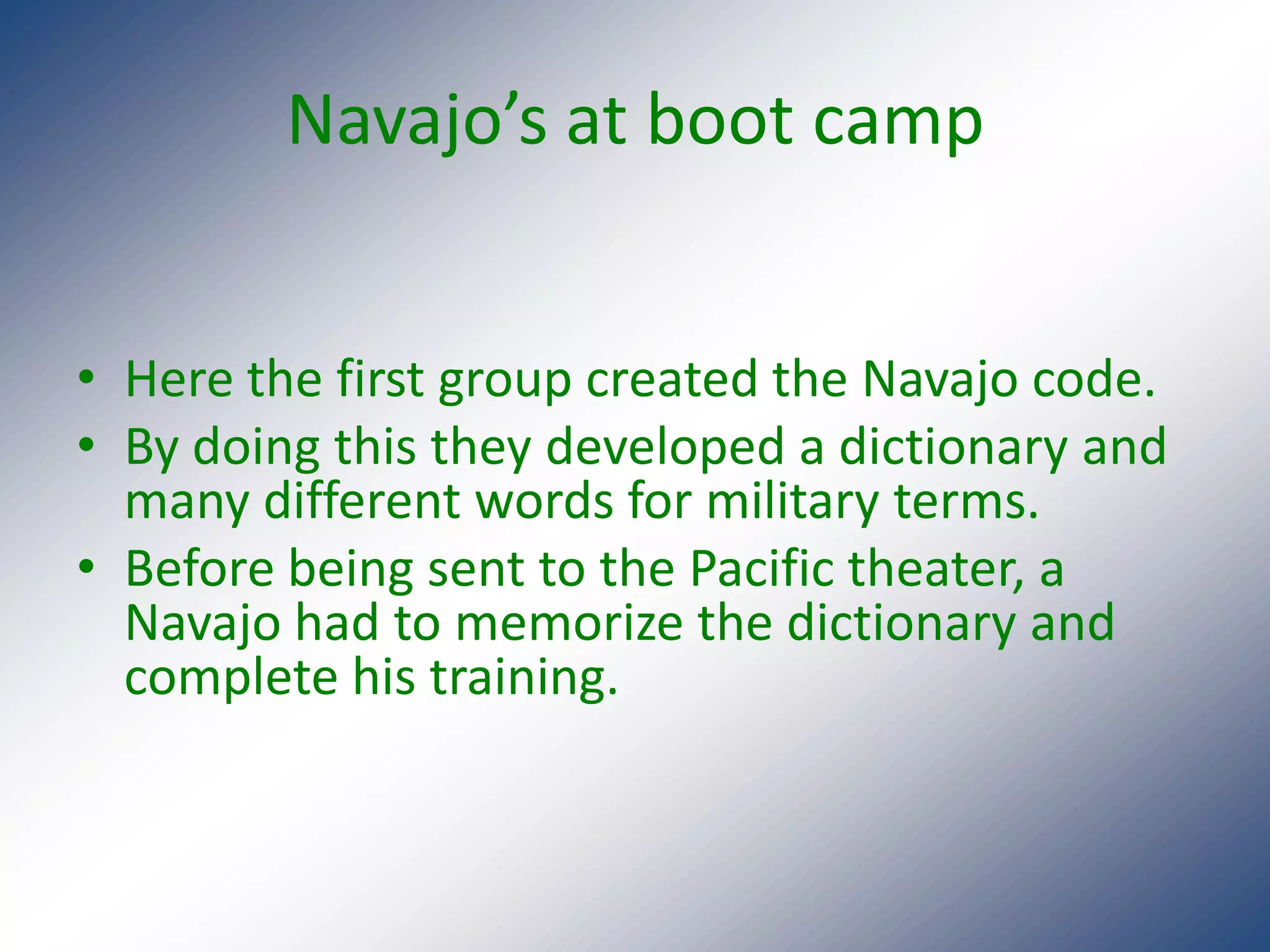 Navajo Code Talkers | PPTX