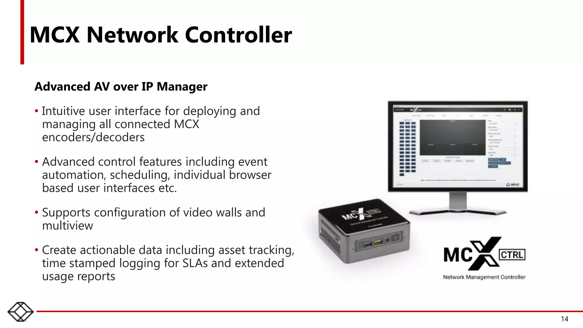 MCX - Next Gen 4K AV-over-IP | PPTX