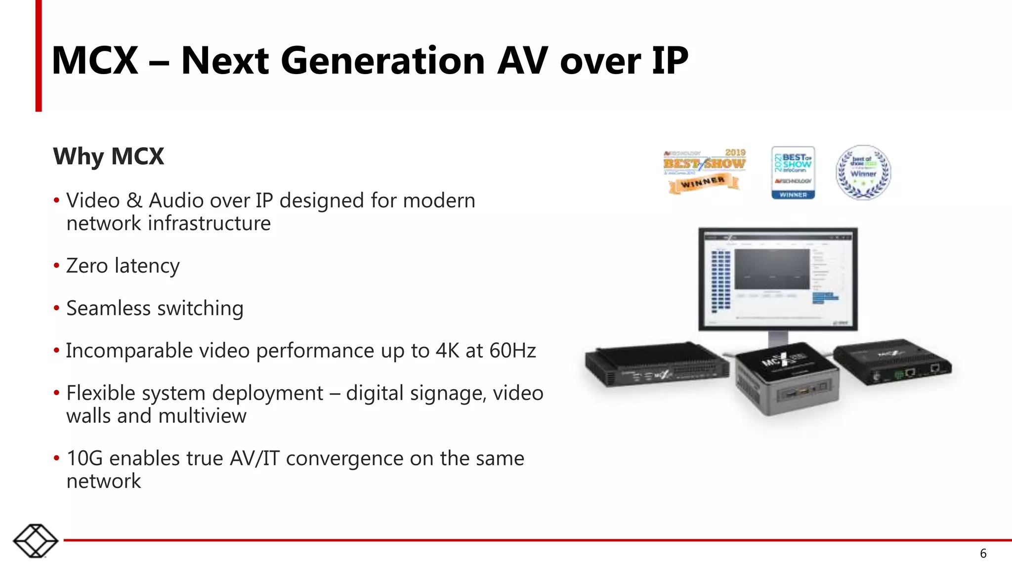 MCX - Next Gen 4K AV-over-IP | PPTX