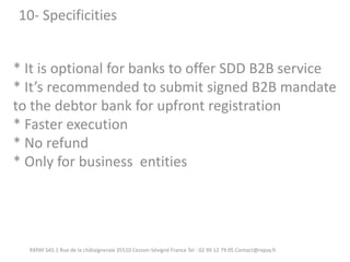 SEPA SDD B2B | PPT