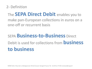 SEPA SDD B2B | PPT