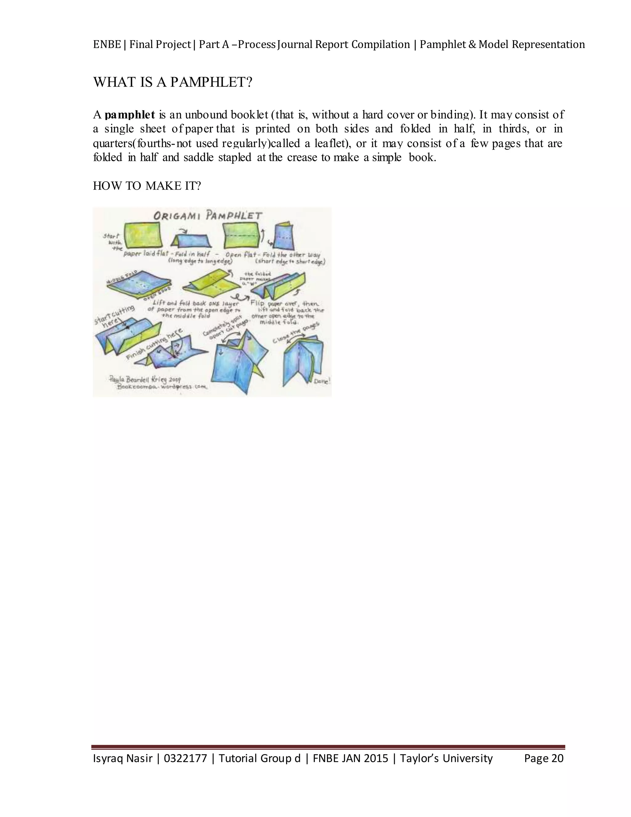 Enbe final project journal | PDF