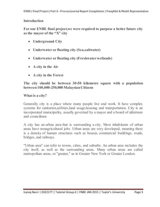 Enbe final project journal | PDF