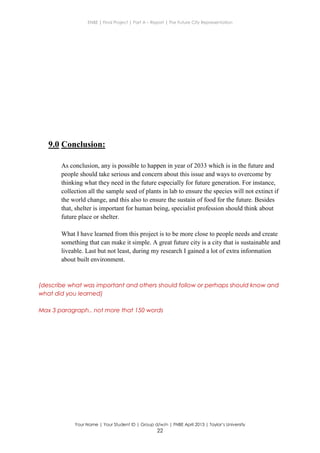 Enbe final project report | PDF