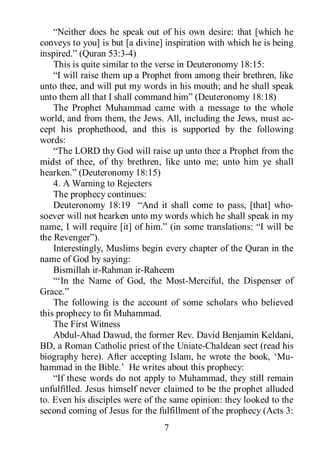 Bible Prophecies of Muhammad | PDF