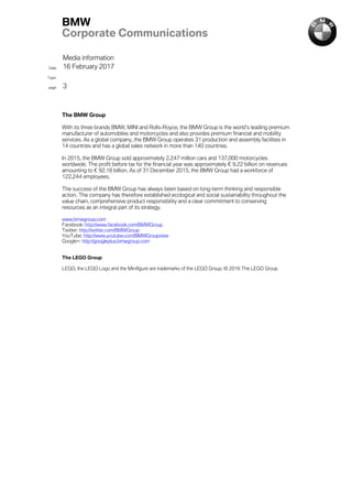 BMW LEGO 1200 GS - Press Release | PDF