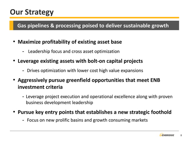 2014 Enbridge Day - Gas Pipelines and Processing | PPT
