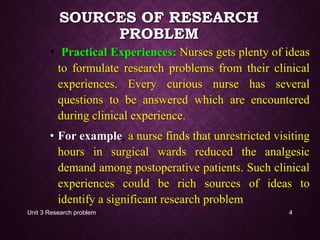Unit Research Problem.ppt Unit Research Problem | PPT