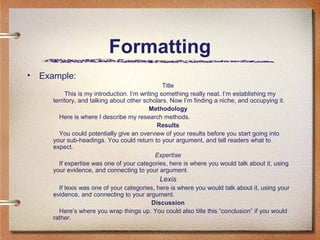 Enc1101 Drafting the Discourse Community Ethnography | PPT