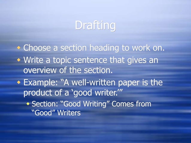 Enc1101 Drafting unit 4 Part One | PPT