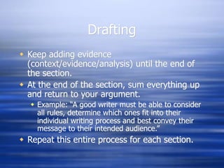 Enc1101 Drafting unit 4 Part One | PPT