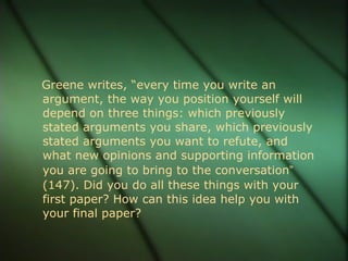 Enc1102 greene | PPT