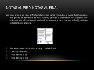 Encabezado y pie de pagina | PPTX