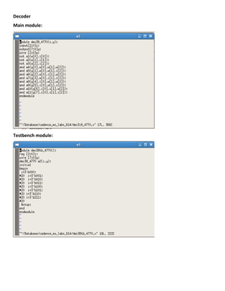 Encoder and decoder | PDF