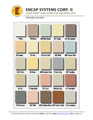 Encap asbestos lead | PDF