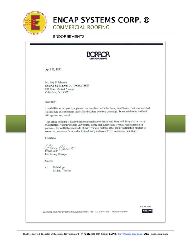 Encap Seal Commercial Roofing | PDF