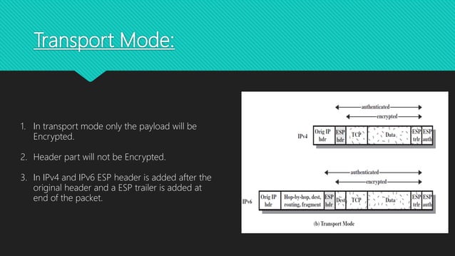 Encapsulating Security Payload In Cryptography And Network Security Pptx Information And