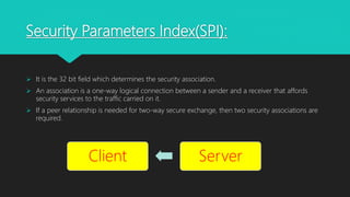 Encapsulating security payload in Cryptography and Network Security | PPTX