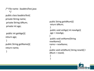 Encapsulation | PPTX