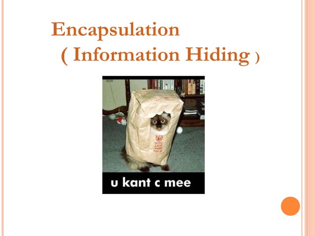 C# Encapsulation | PPT