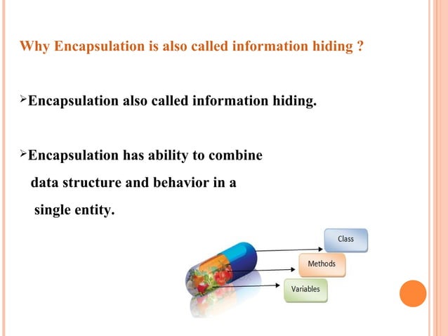 C Encapsulation Ppt 2830