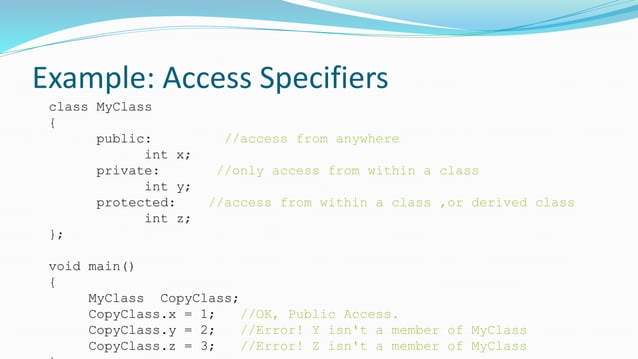 Encapsulation | PPTX | Programming Languages | Computing