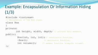 Encapsulation | PPTX