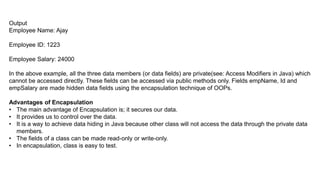 Encapsulation | PPT