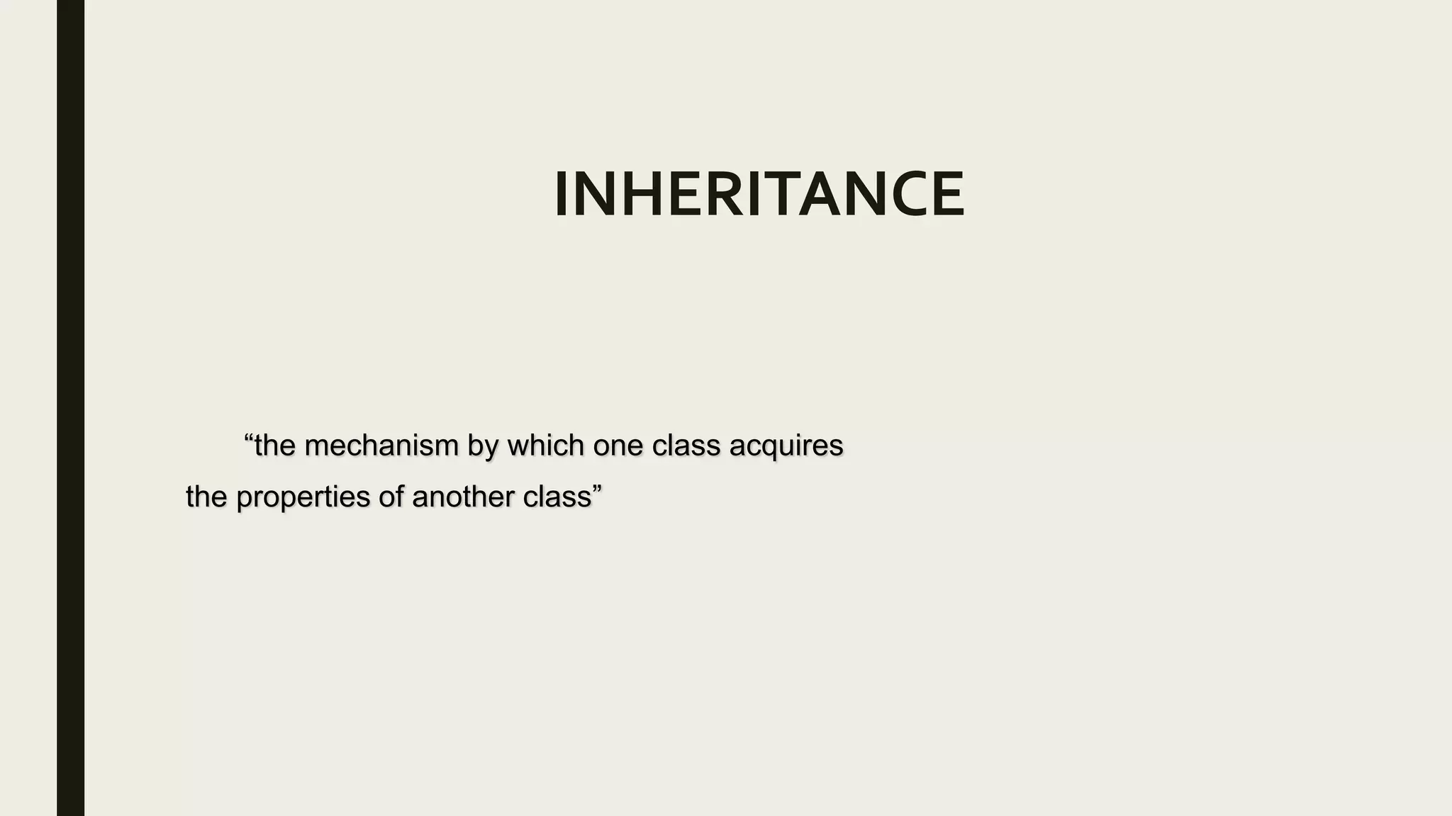 Encapsulation and inheritance | PPTX