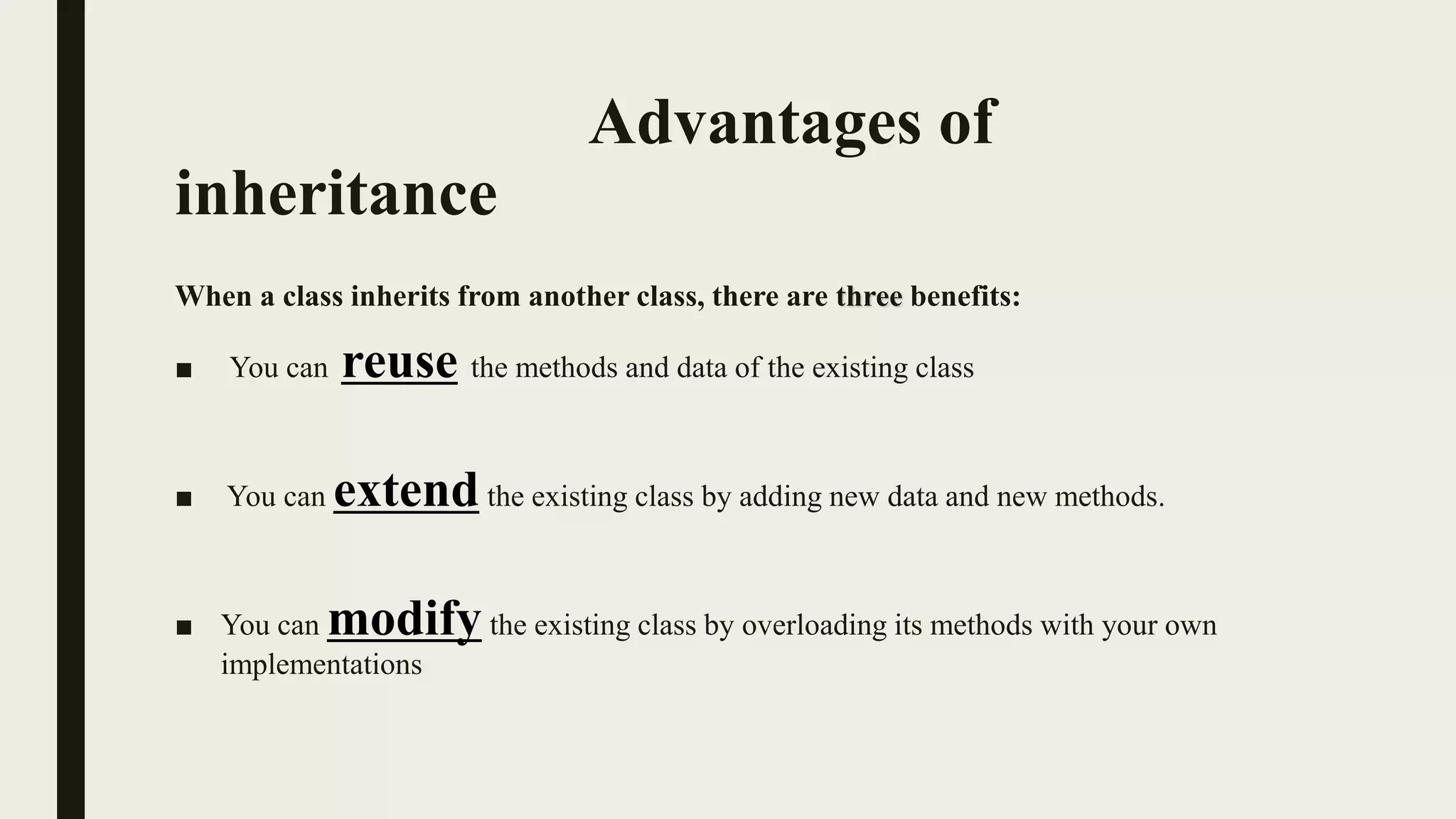 Encapsulation And Inheritance Pptx Programming Languages Computing 