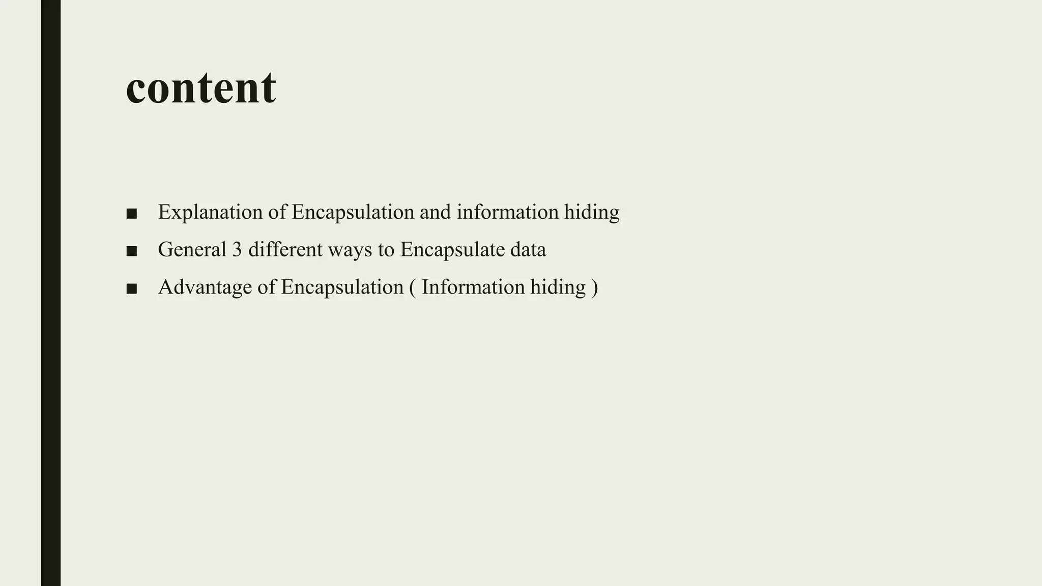 Encapsulation and inheritance | PPTX