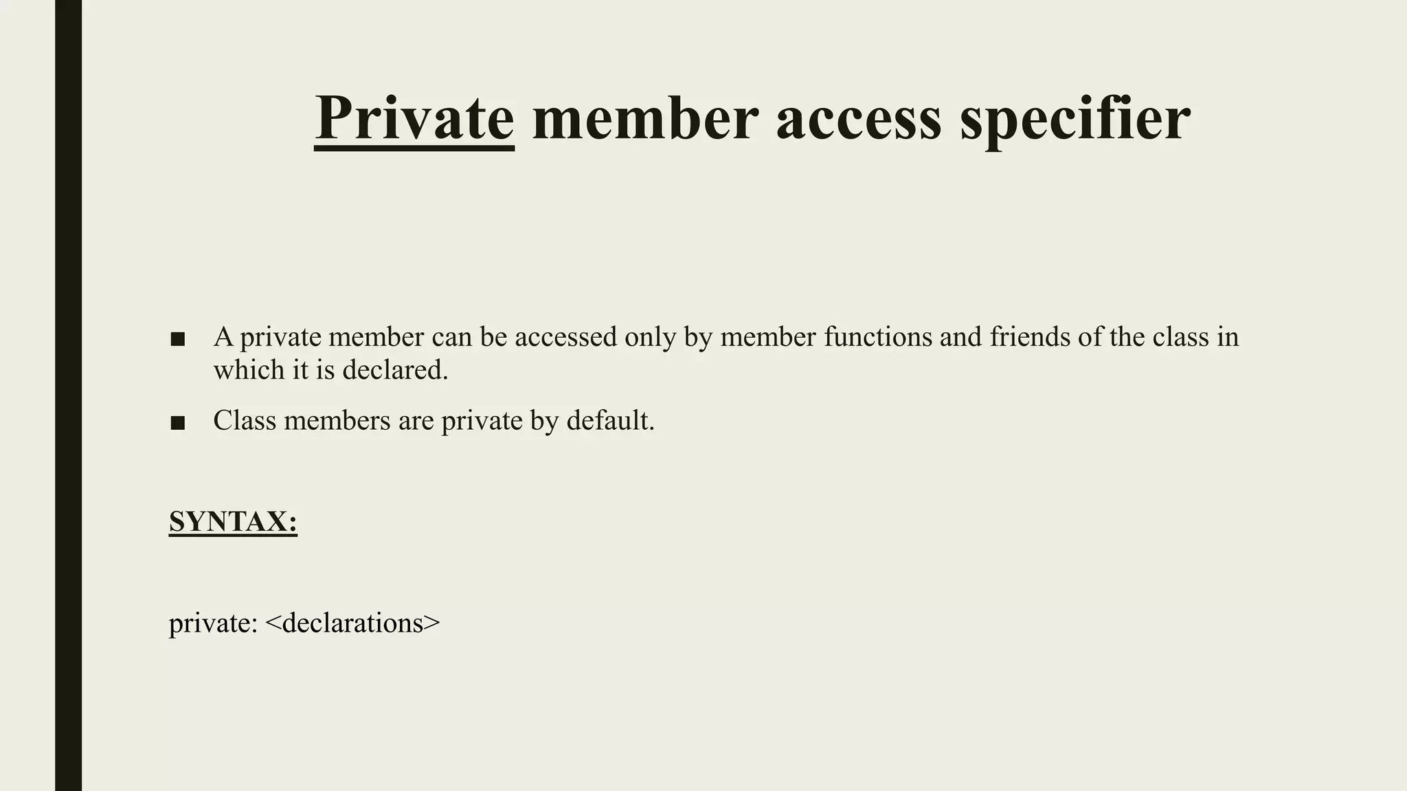 Encapsulation and inheritance | PPTX
