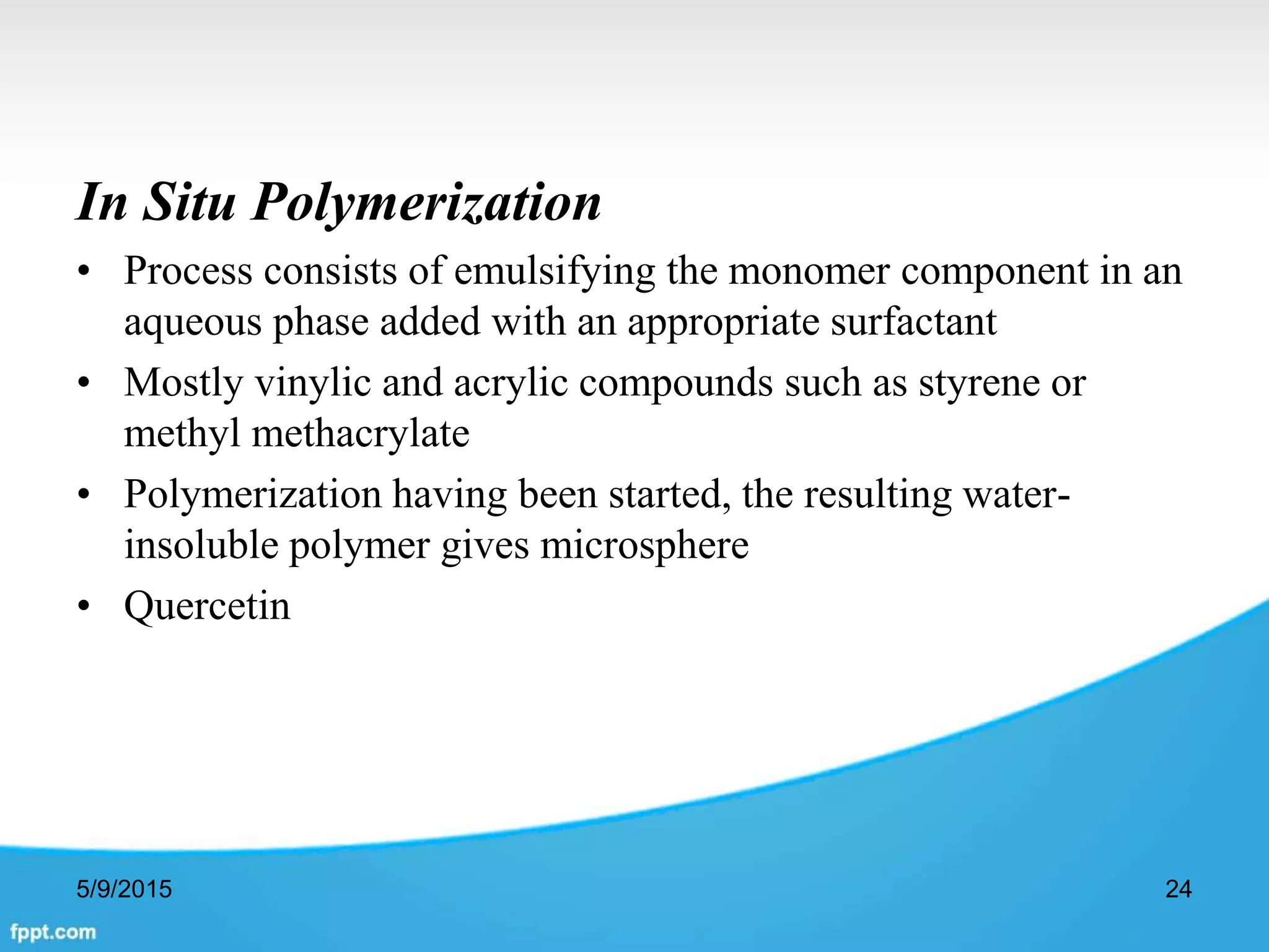 Encapsulation of natural polyphenolic compounds | PPT
