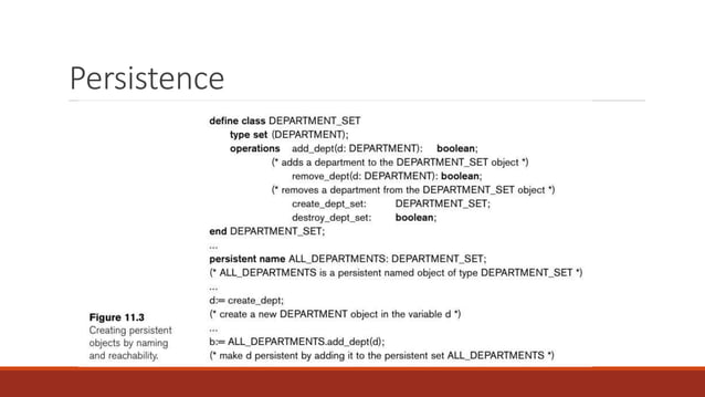 Encapsulation of operations, methods & persistence | PPTX