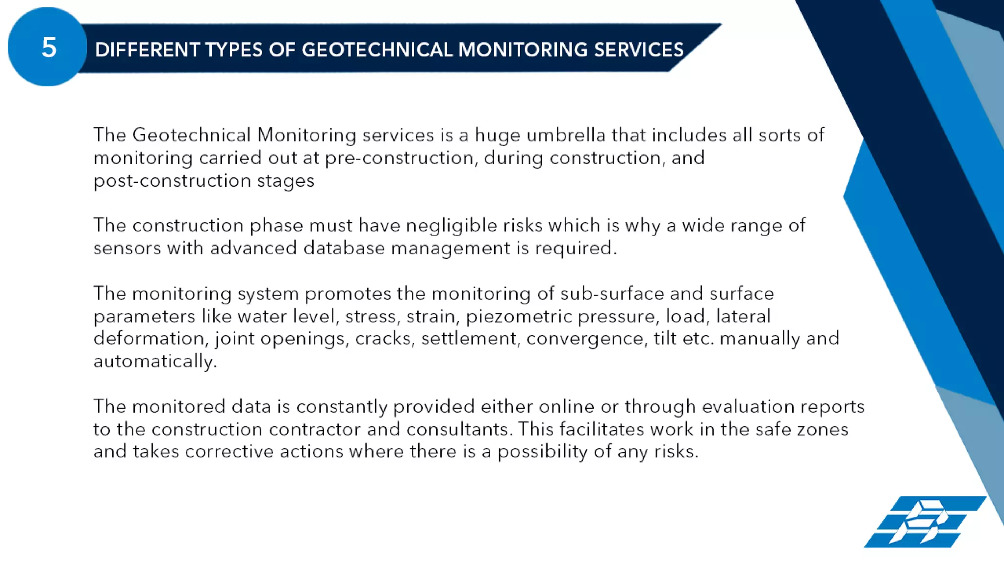 Geotechnical Instrumentation & Monitoring: Services & Types | PPT