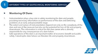 Geotechnical Instrumentation & Monitoring: Services & Types | PPT