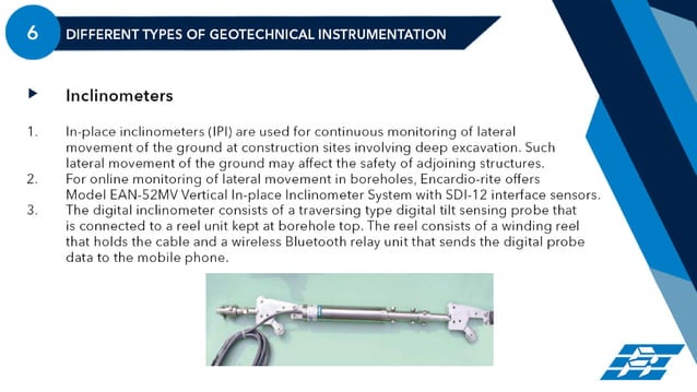 Geotechnical Instrumentation & Monitoring: Services & Types | PPT