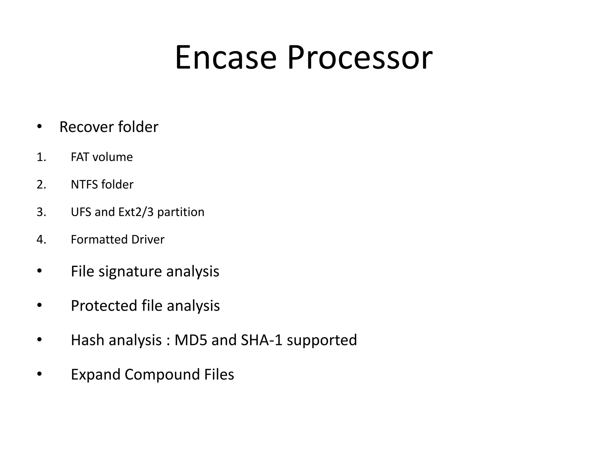 Encase Forensic | PPTX