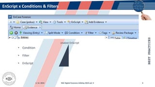 Použití EnCase EnScript | PPT
