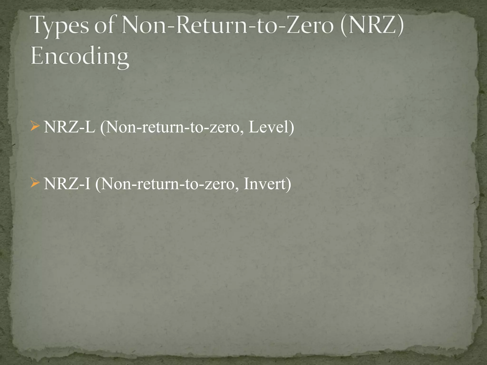 Encoding Techniques | PPT