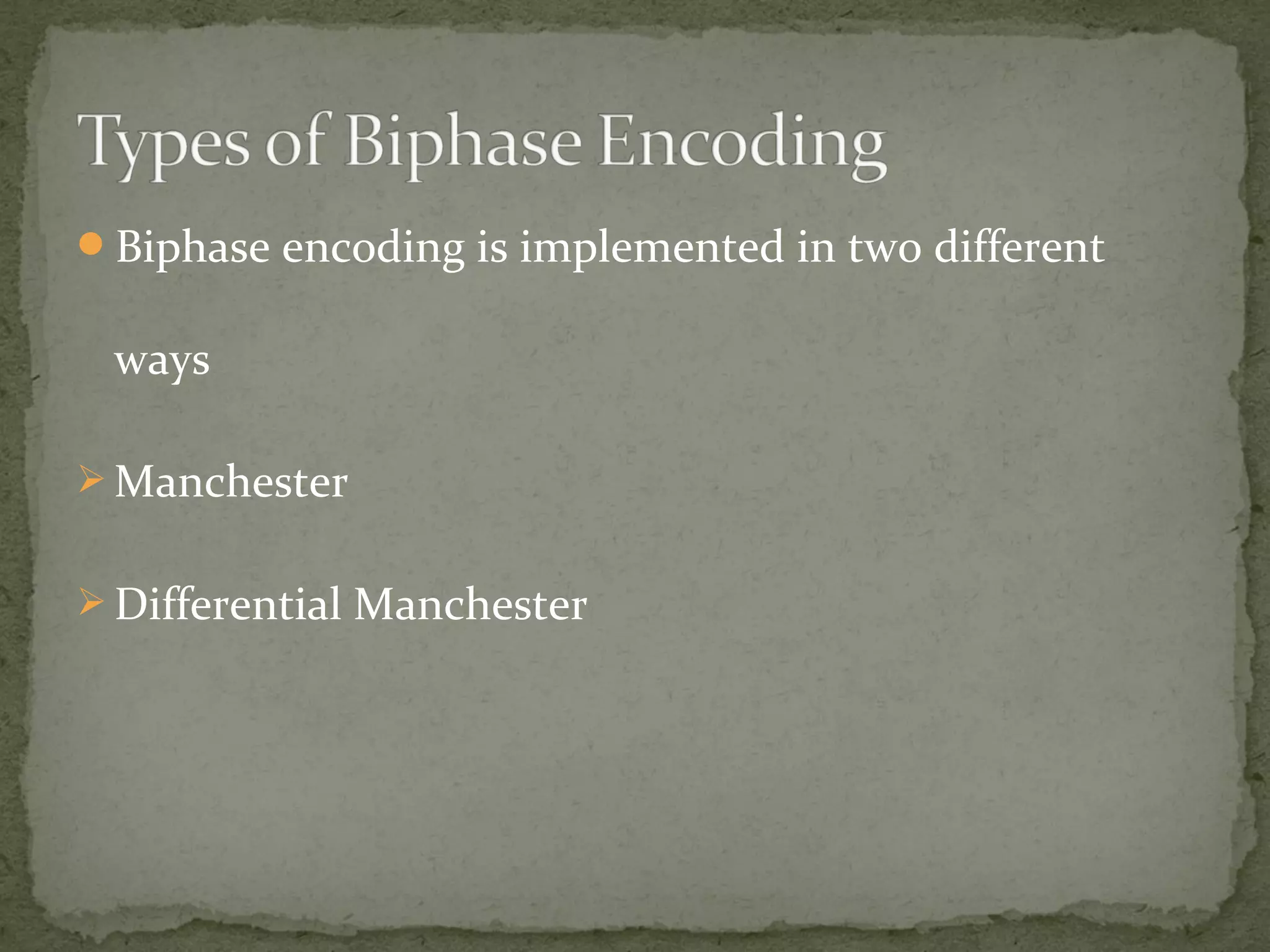 Encoding Techniques | PPT