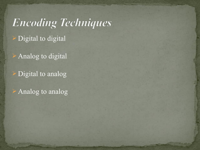 Encoding Techniques | PPT | Digital Audio | Computer Software and ...